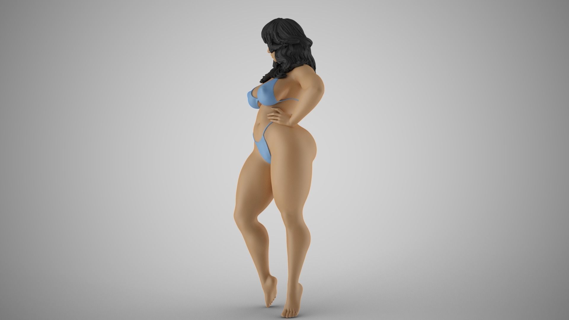Robust Woman 3d Model 3d Printable Cgtrader