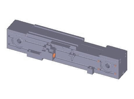 linear axis AXN80-Z with toothed belt drive and roller guide free 3D ...