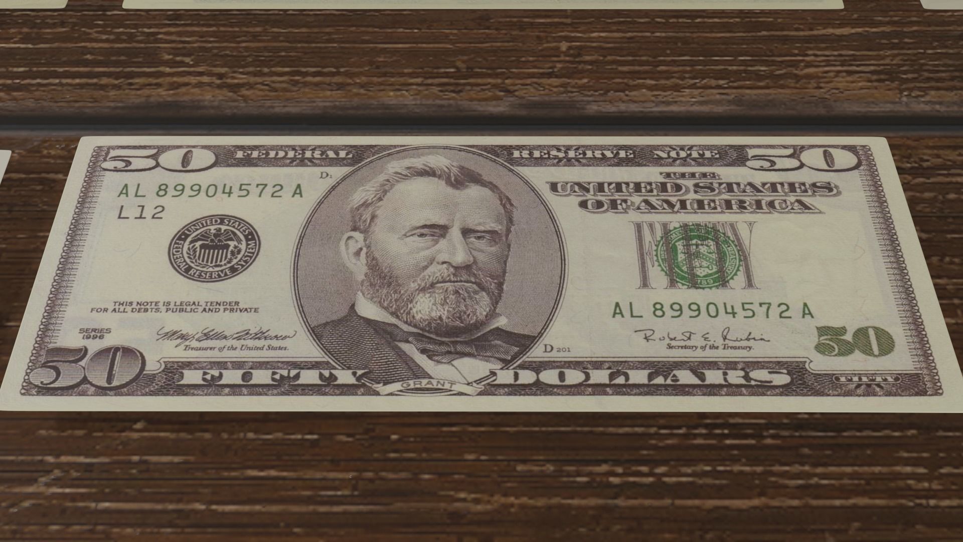 USD American Dollar Bank Notes 3D model | CGTrader