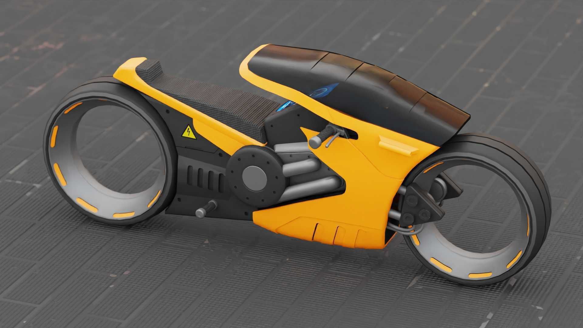CONCEPT BIKE C-2000 RIGGED 3D model rigged | CGTrader