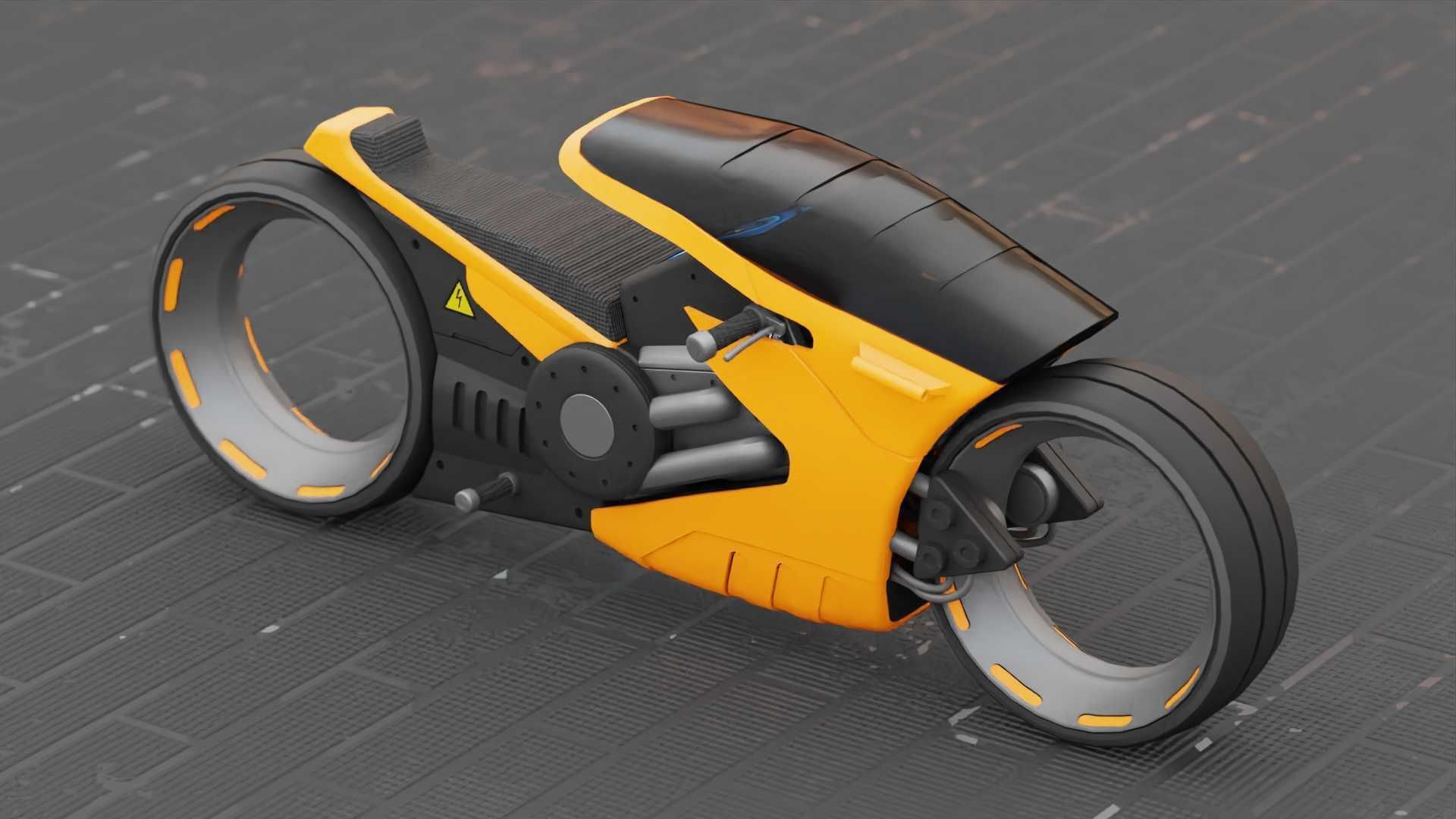 CONCEPT BIKE C-2000 RIGGED 3D model rigged | CGTrader
