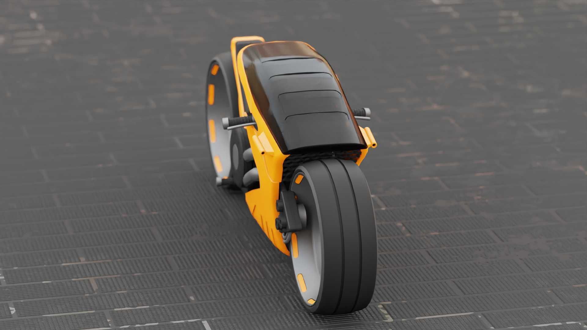 CONCEPT BIKE C-2000 RIGGED 3D model rigged | CGTrader