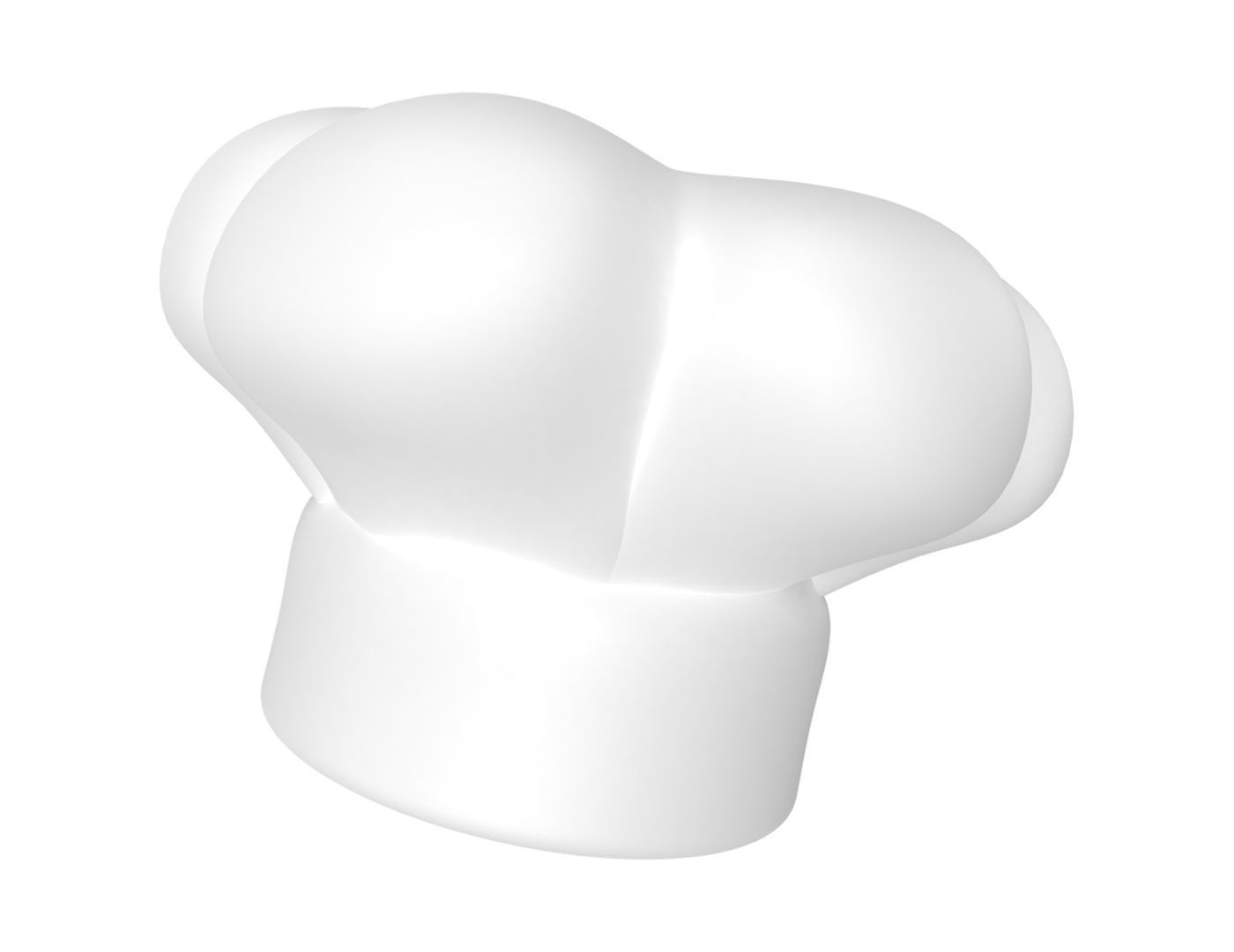 3D model Cartoon Chef Hat VR / AR / low-poly | CGTrader
