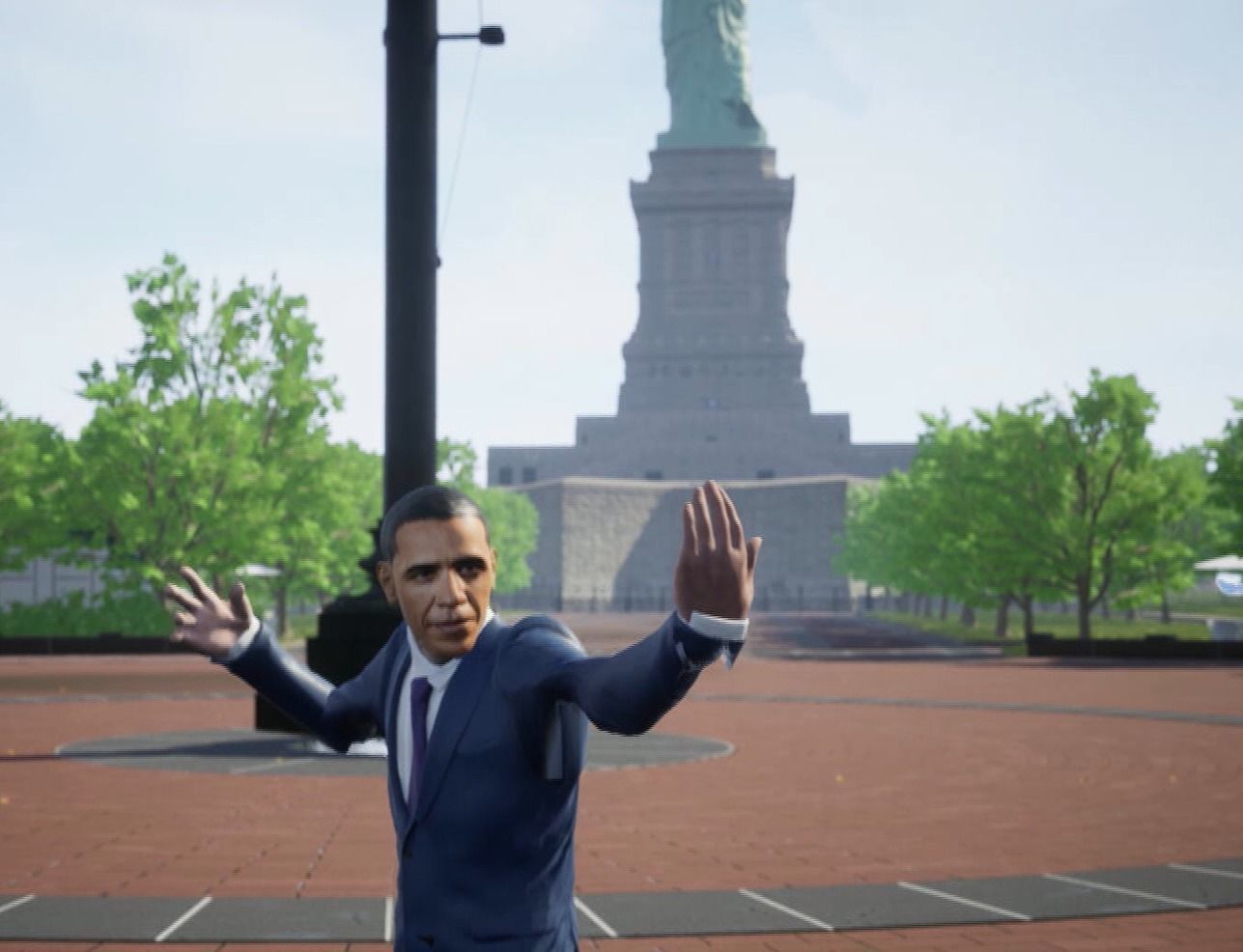 obama 3d model unreal engine character and unity--coolgames 3D model ...