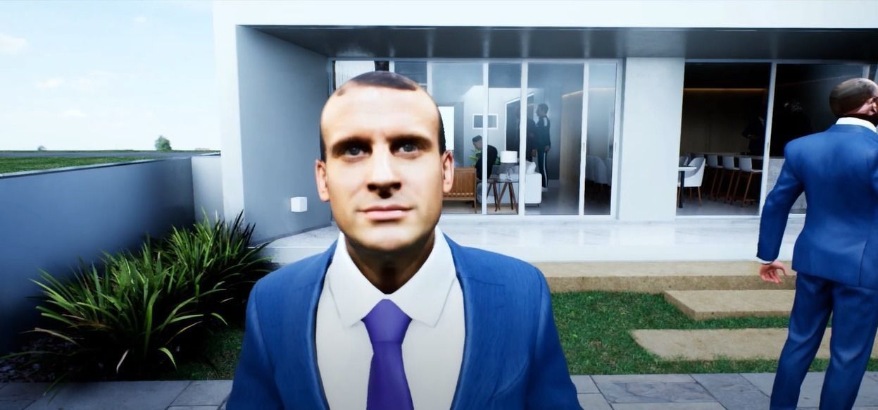 President Macron France Unreal Engine 3d modelunity --coolgames 3D ...