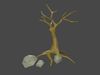 Leafless trees and rocks free VR / AR / low-poly 3D model | CGTrader