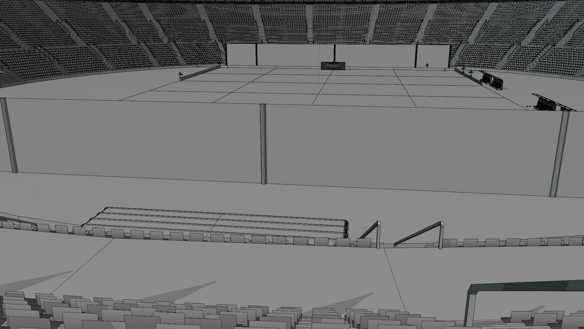 3D model Cylindrical football stadium VR / AR / low-poly | CGTrader