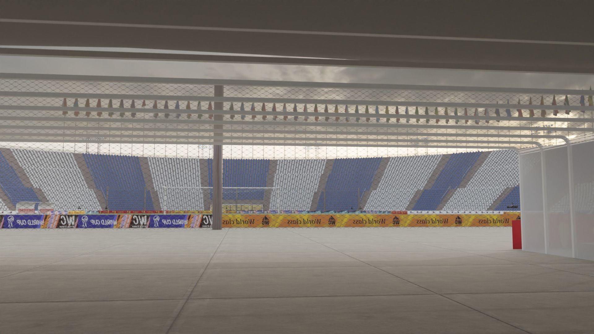 3D model Cylindrical football stadium VR / AR / low-poly | CGTrader