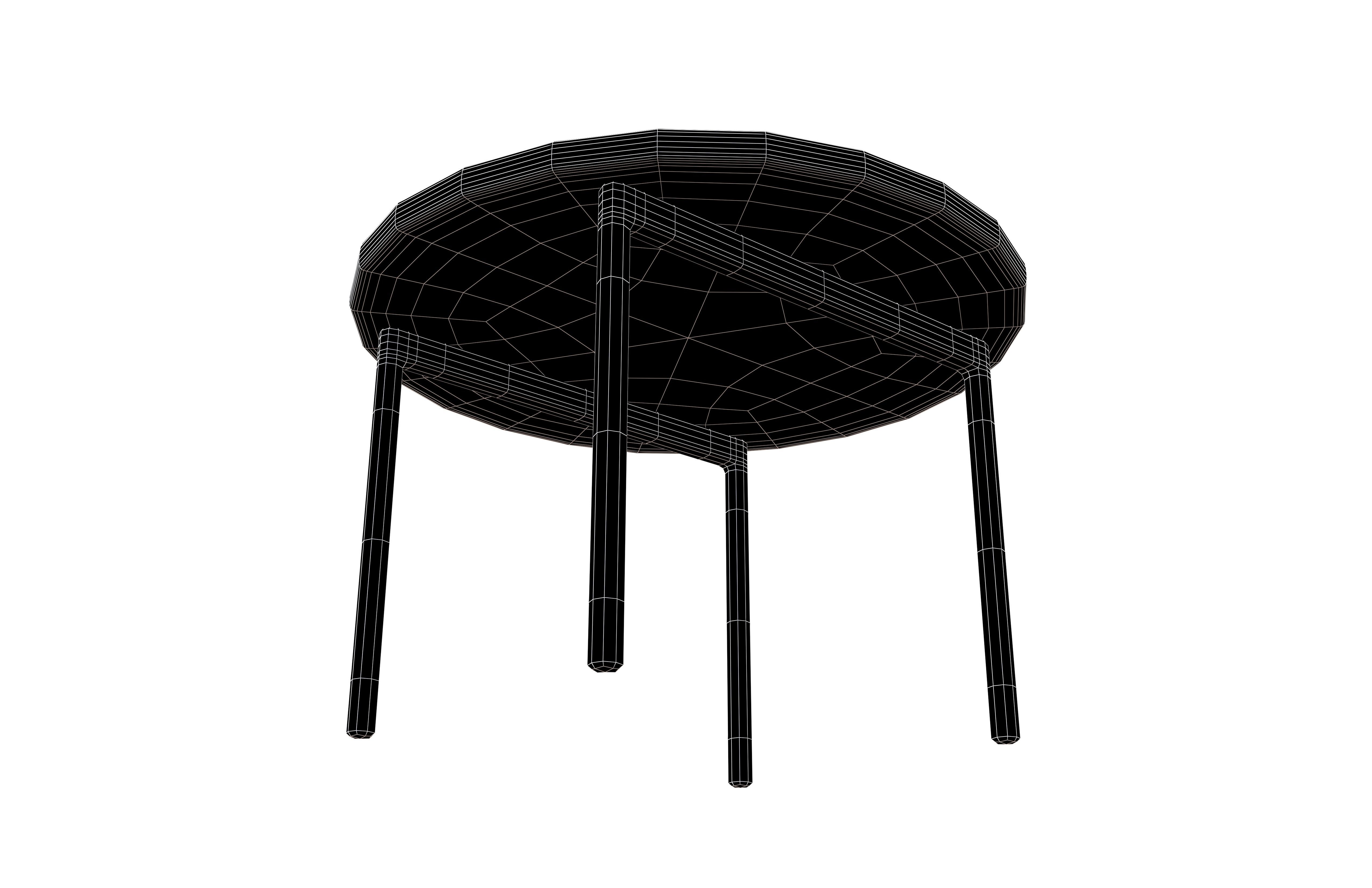 3D model Round Table V1 002 VR / AR / low-poly | CGTrader