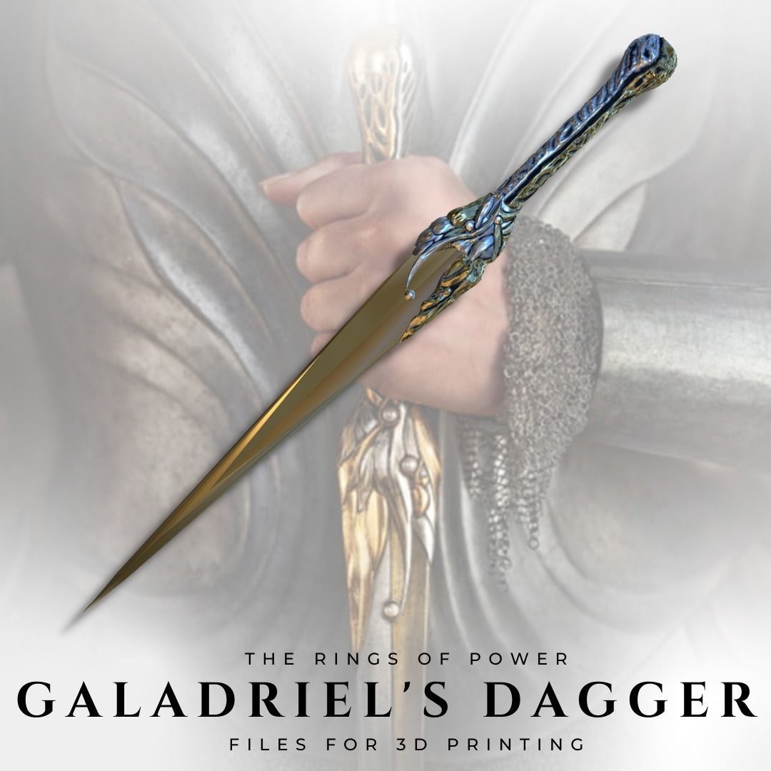 Dagger of Galadriel from The Rings of Power 3D model 3D printable ...