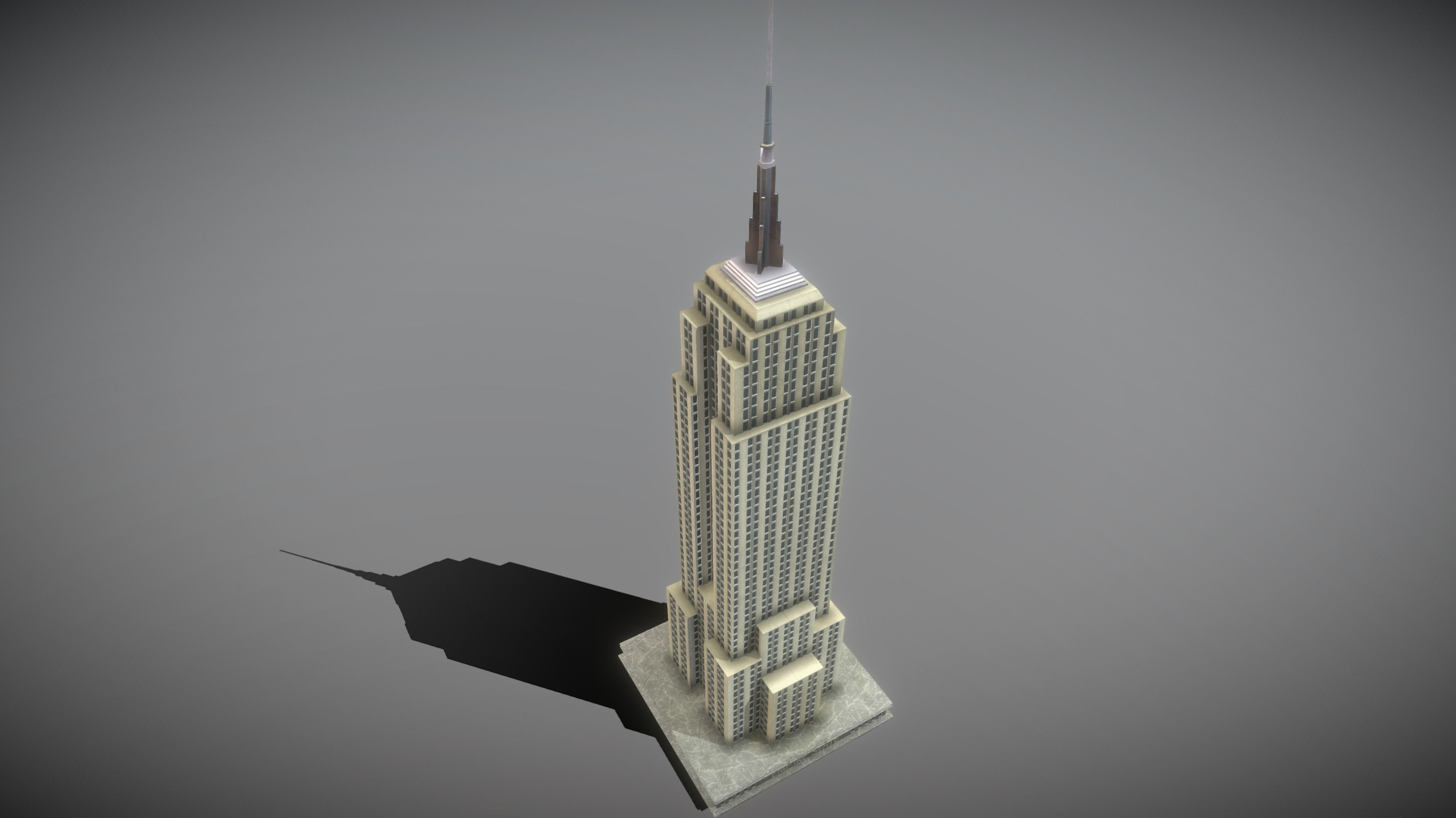 3D model Empire State Building VR / AR / low-poly | CGTrader