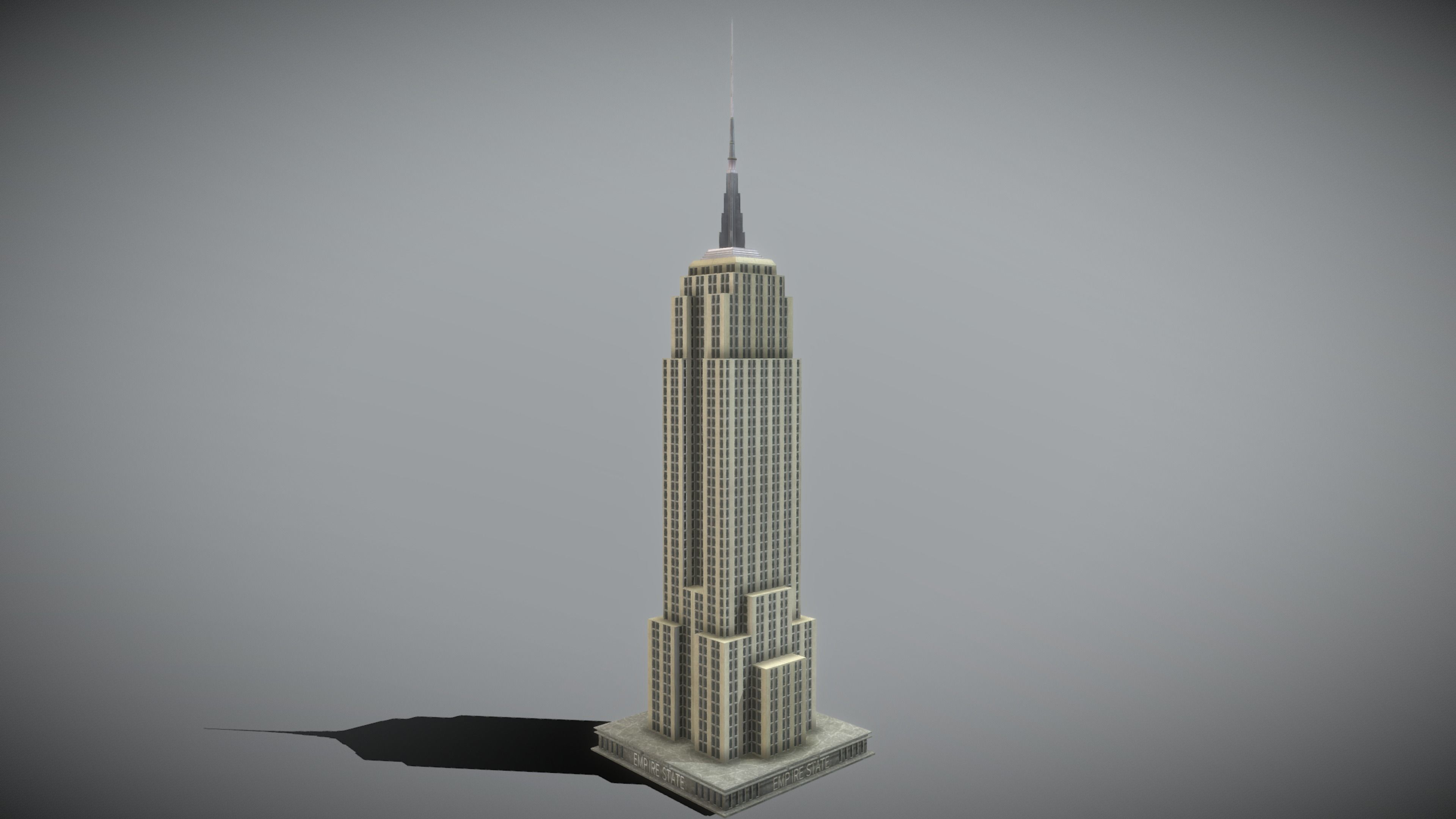 3D model Empire State Building VR / AR / low-poly | CGTrader