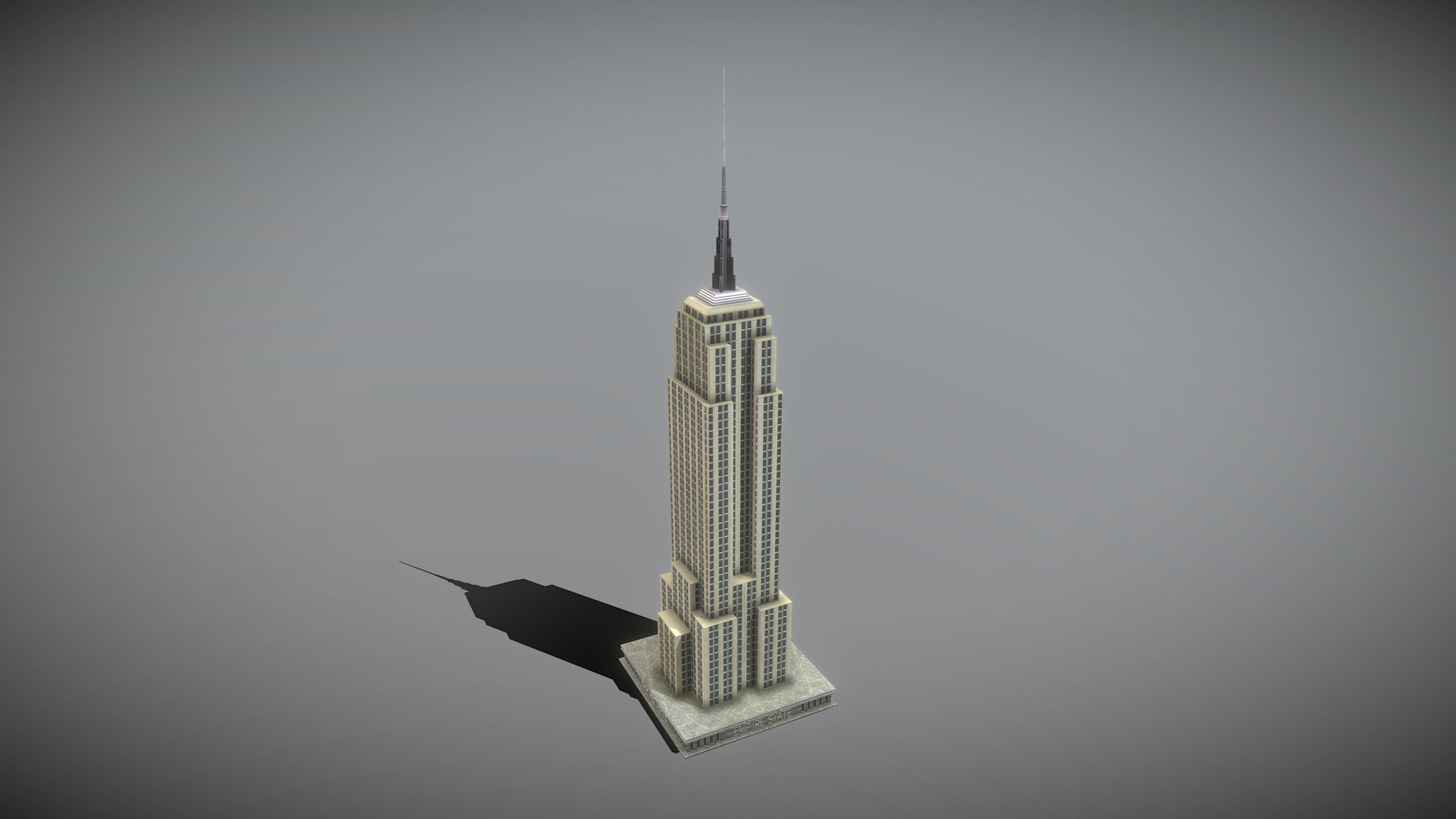 3D model Empire State Building VR / AR / low-poly | CGTrader
