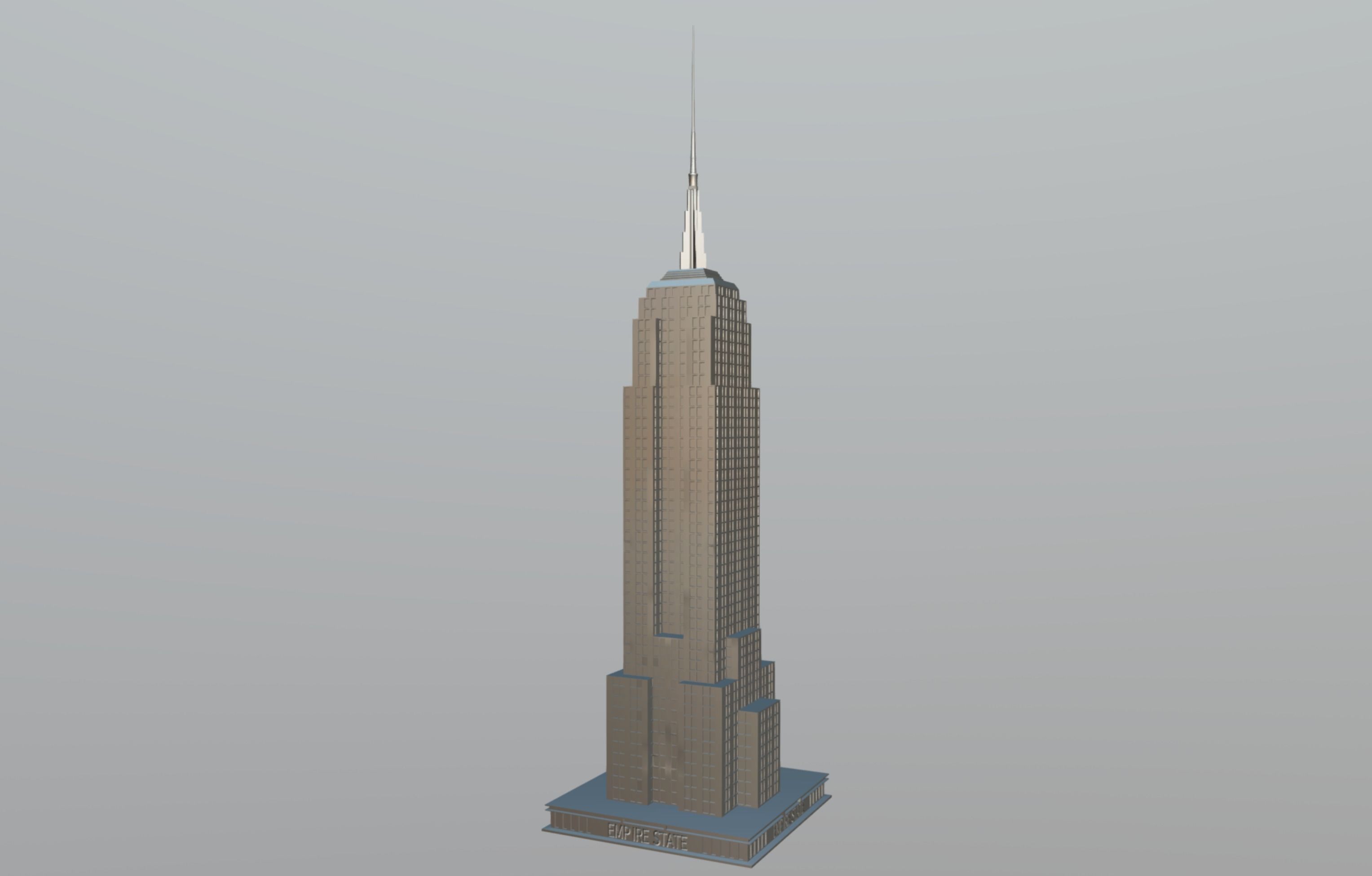 3D model Empire State Building VR / AR / low-poly | CGTrader