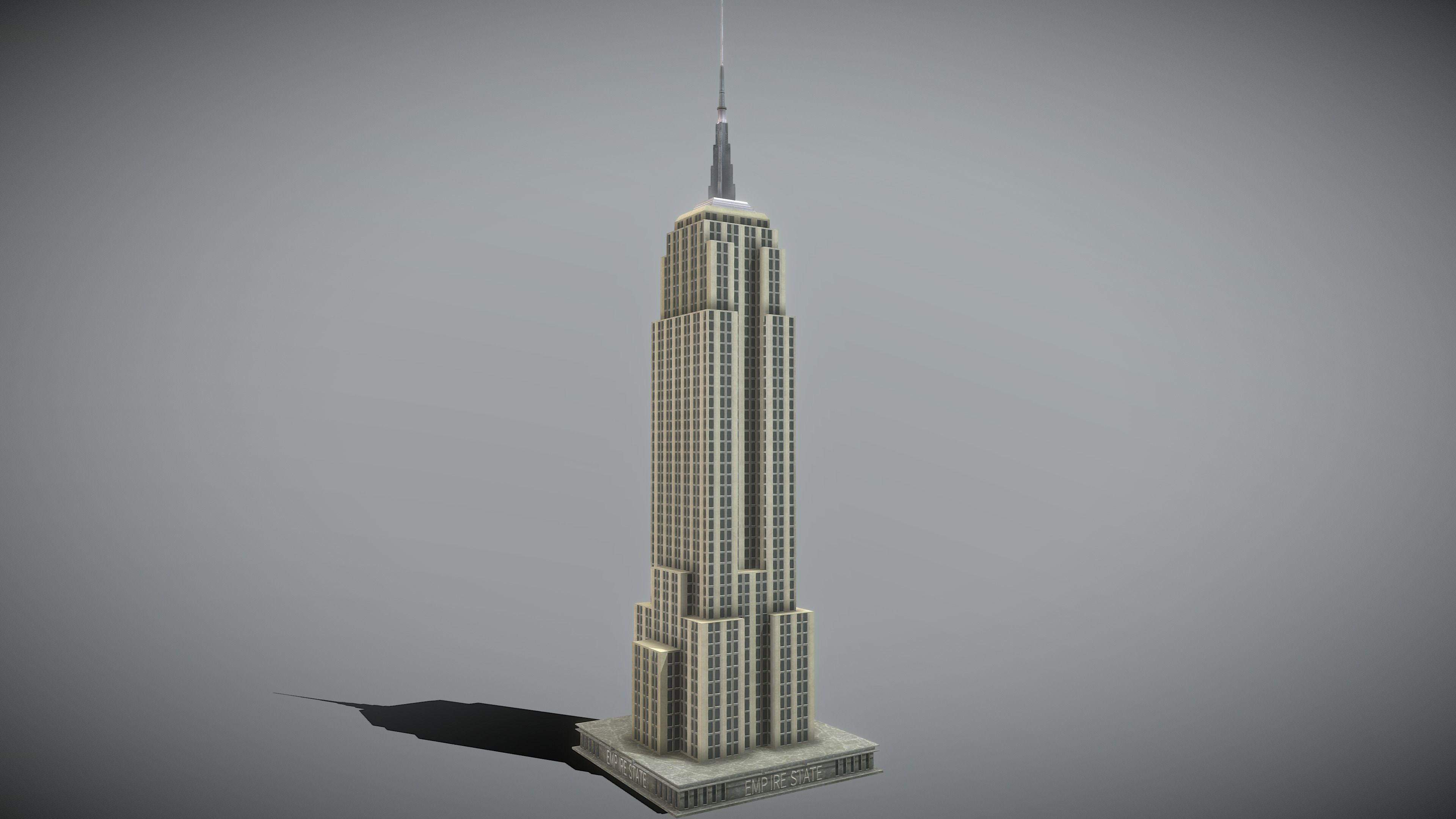 3D model Empire State Building VR / AR / low-poly | CGTrader