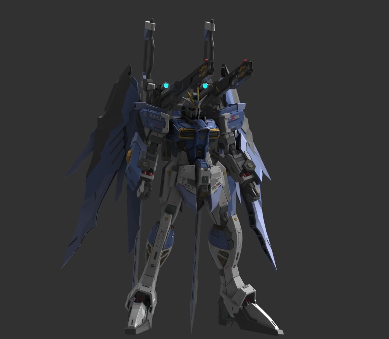 Destiny Impulse Gundam 3D model | CGTrader