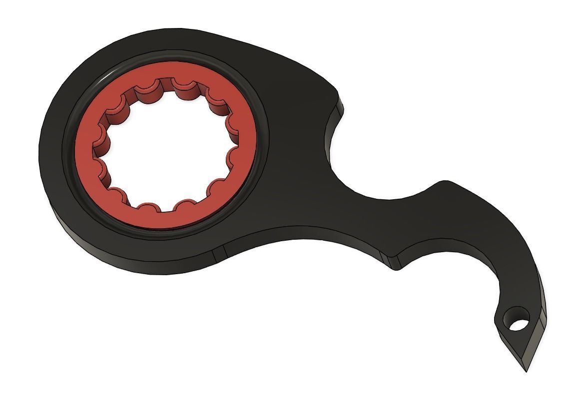 Karambit Keychain Spinner Tiktok No Bearing Keyrambit 3D model 3D ...