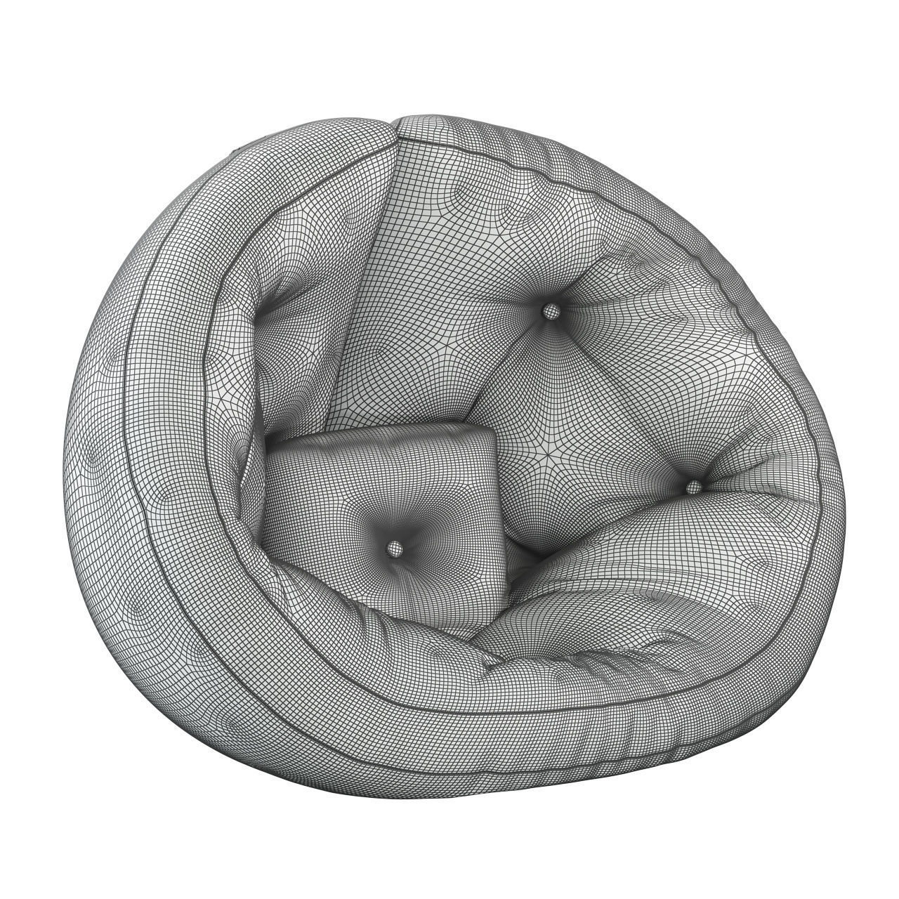 Nido Armchair 3D model | CGTrader