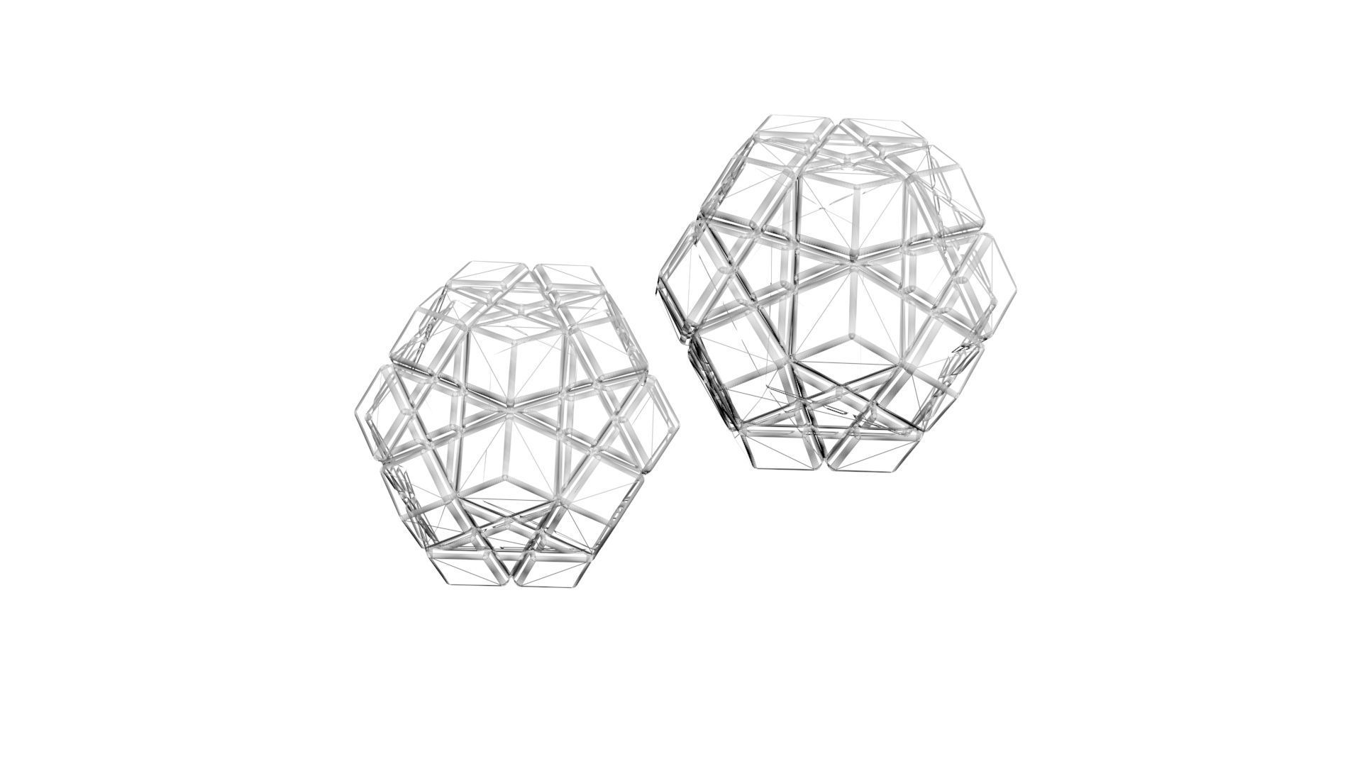 Megaminx Set 3D model | CGTrader