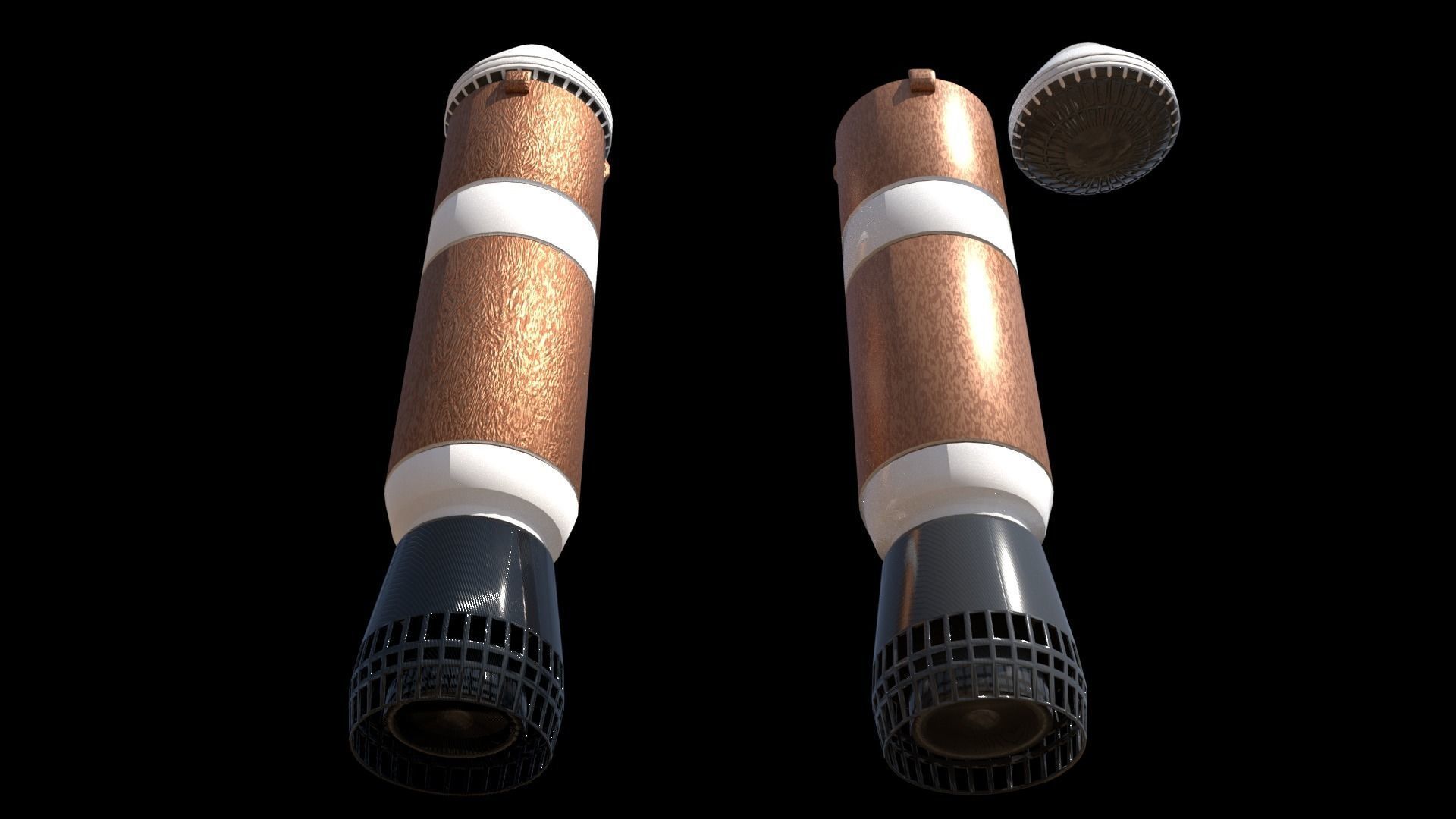 B1-Rocket rocket launcher free VR / AR / low-poly 3D model | CGTrader