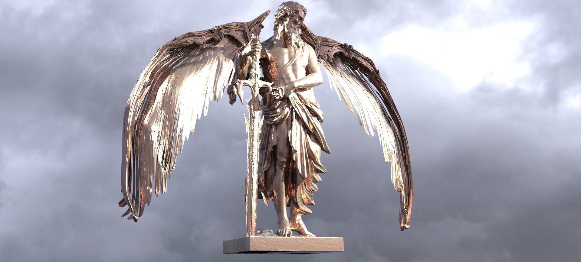 Hades Underworld Wings 3D model | CGTrader