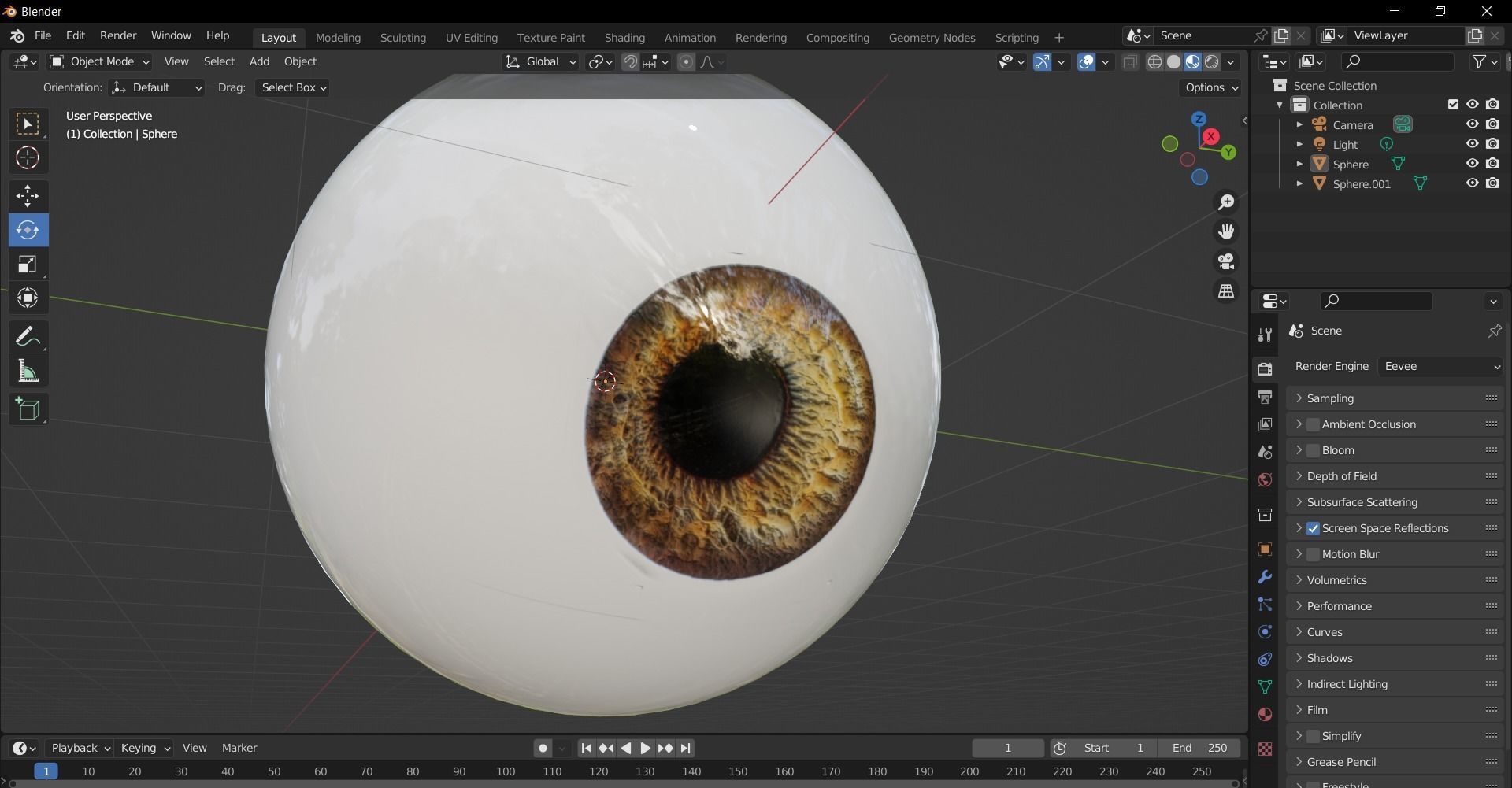3D Human Eye with Nomral map 3D model | CGTrader