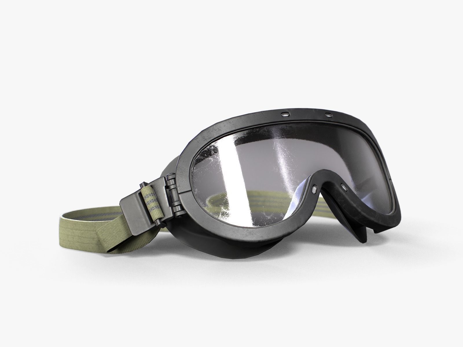 3D model Ballistic Tactical Goggles VR / AR / low-poly | CGTrader