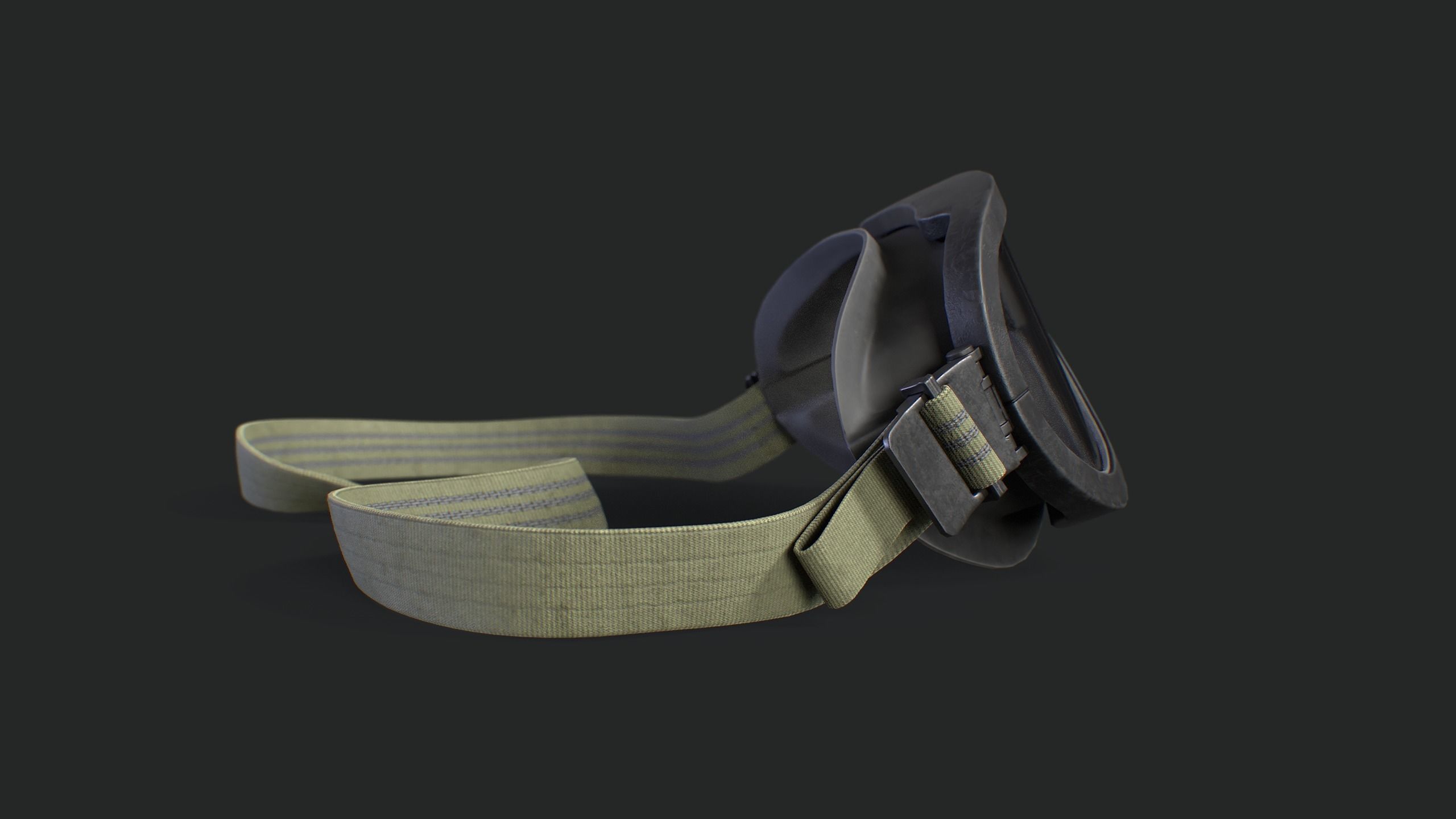 3D model Ballistic Tactical Goggles VR / AR / low-poly | CGTrader
