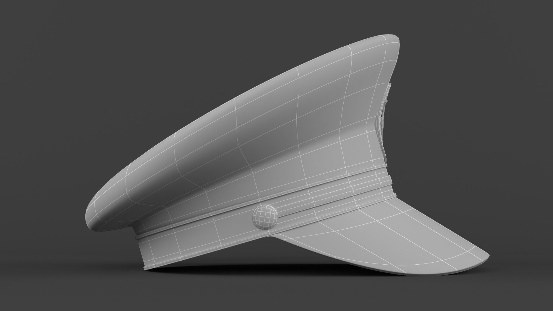 Captain Hat 3D model | CGTrader