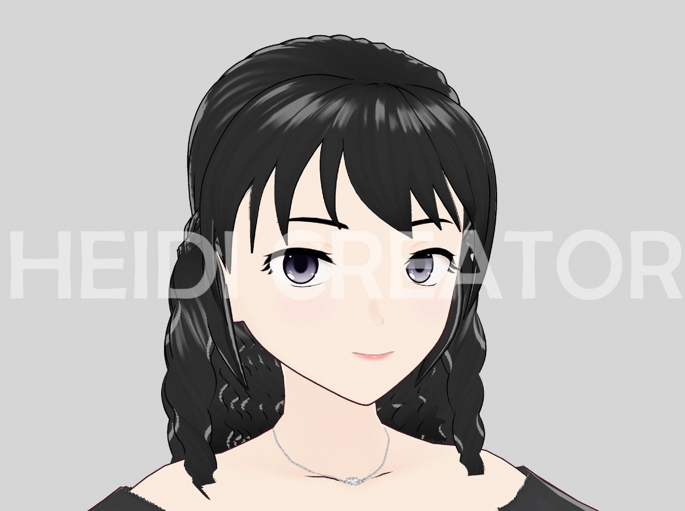 3D model Vroid 3D Female Vtubing Model Avatar VR / AR / low-poly | CGTrader