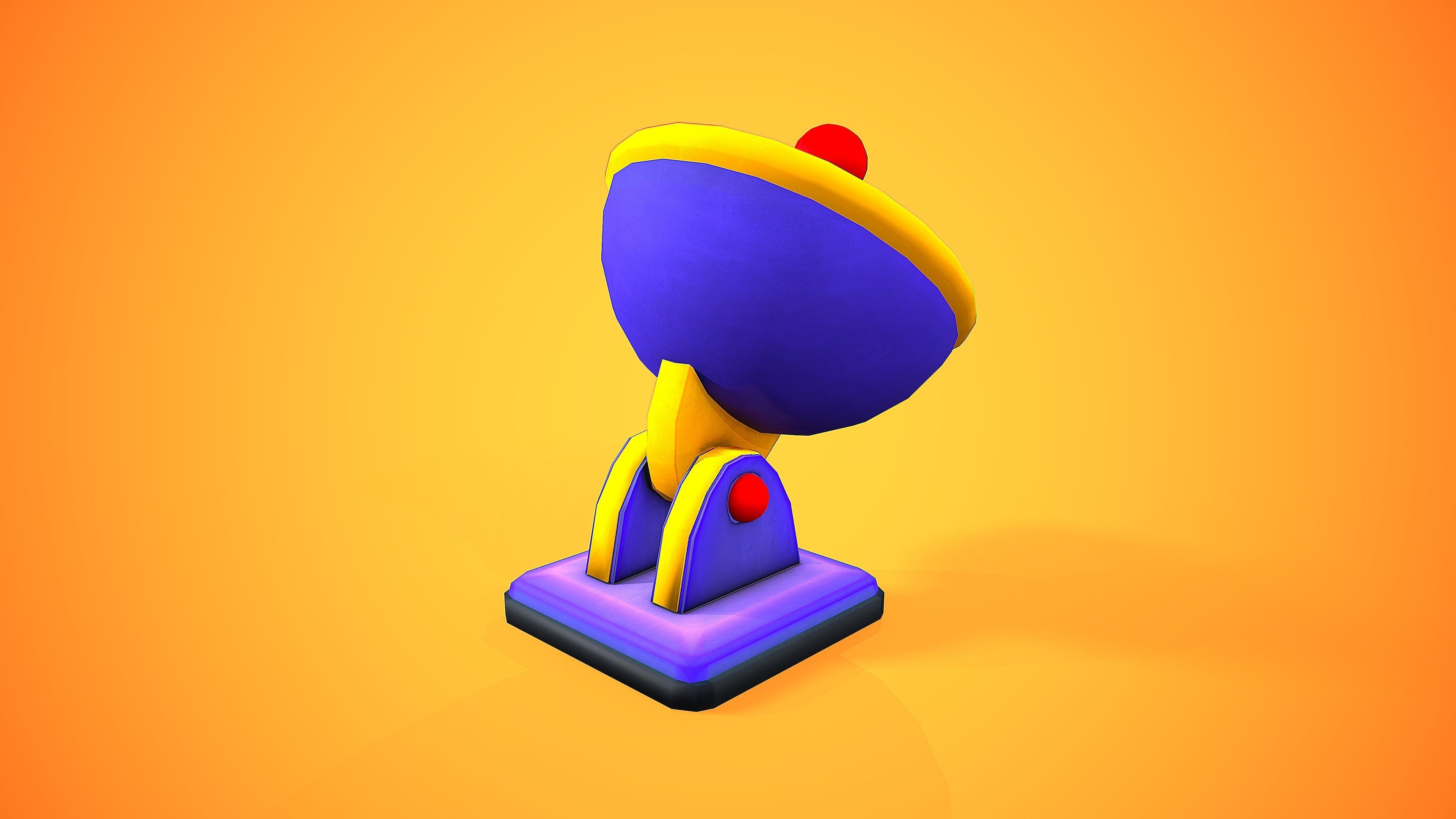3D model ANTENNA RADAR CARTOON STYLIZED VR / AR / low-poly | CGTrader