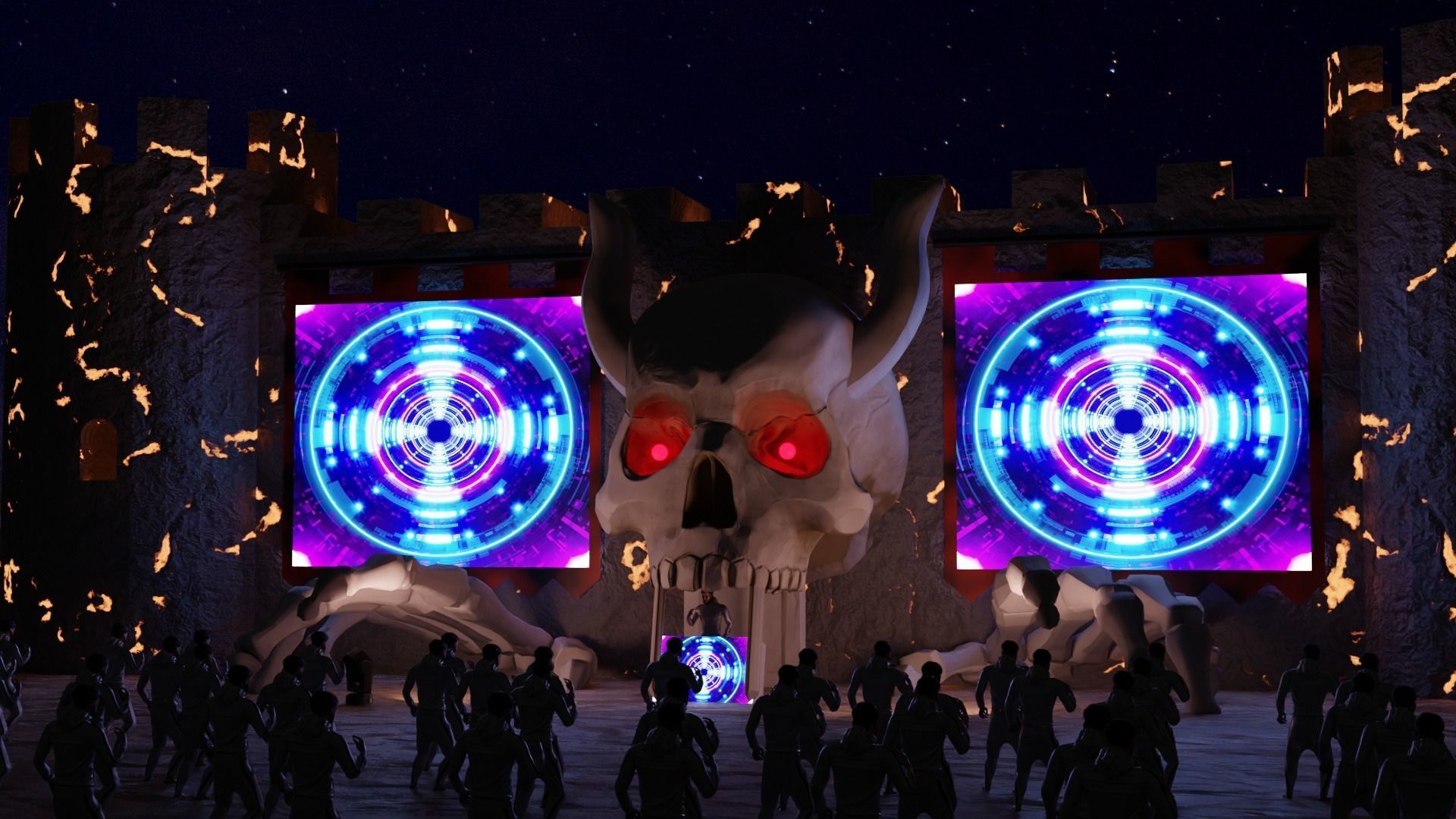 EDM Stage Design 3D model 3D model | CGTrader