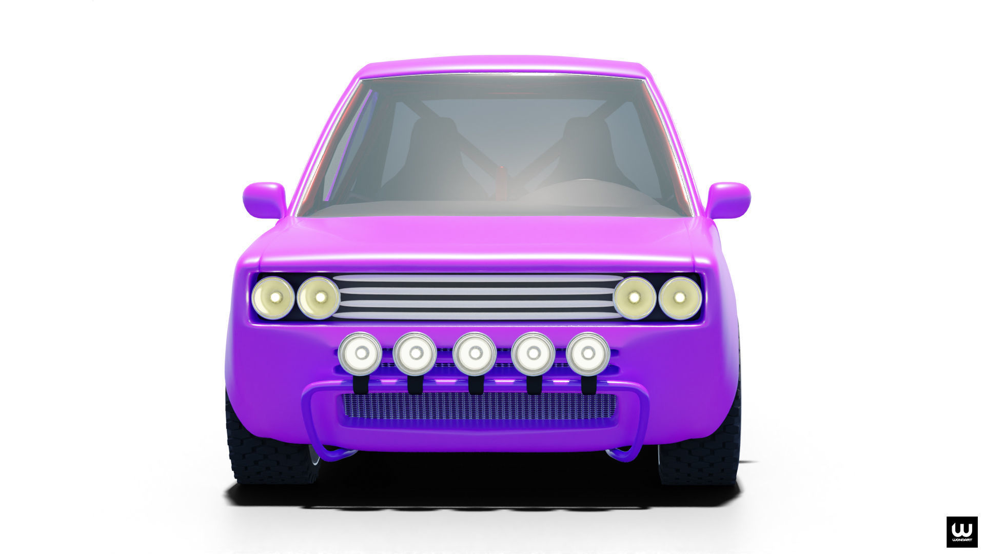 Concept Cartoon Rally Car 3D model | CGTrader