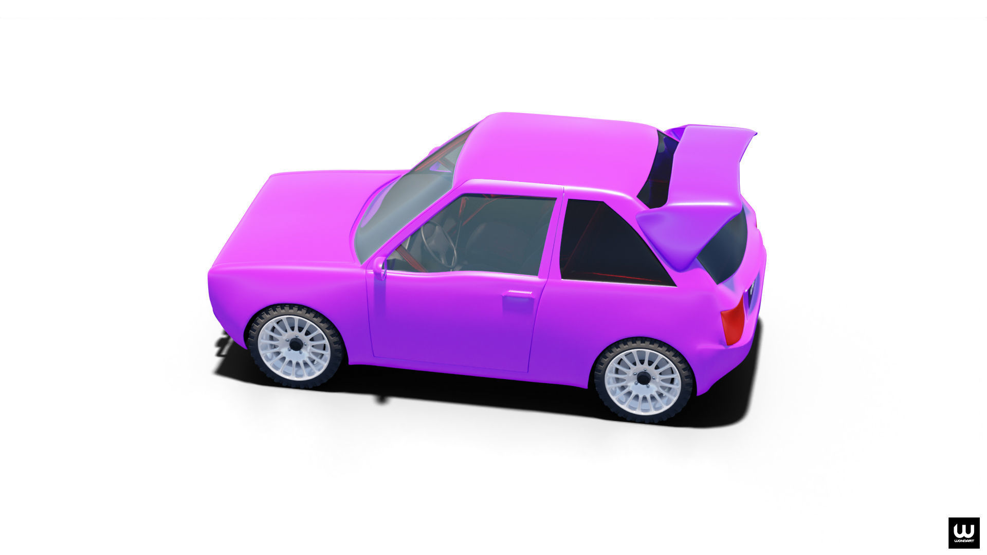 Concept Cartoon Rally Car 3D model | CGTrader