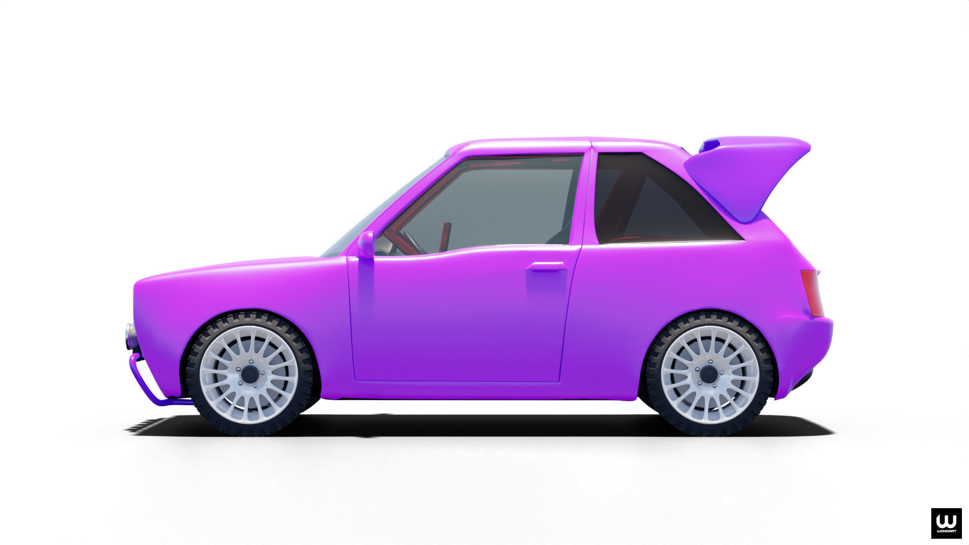 Concept Cartoon Rally Car 3D model | CGTrader
