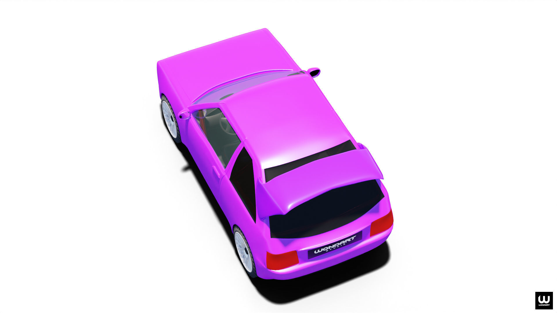 Concept Cartoon Rally Car 3D model | CGTrader