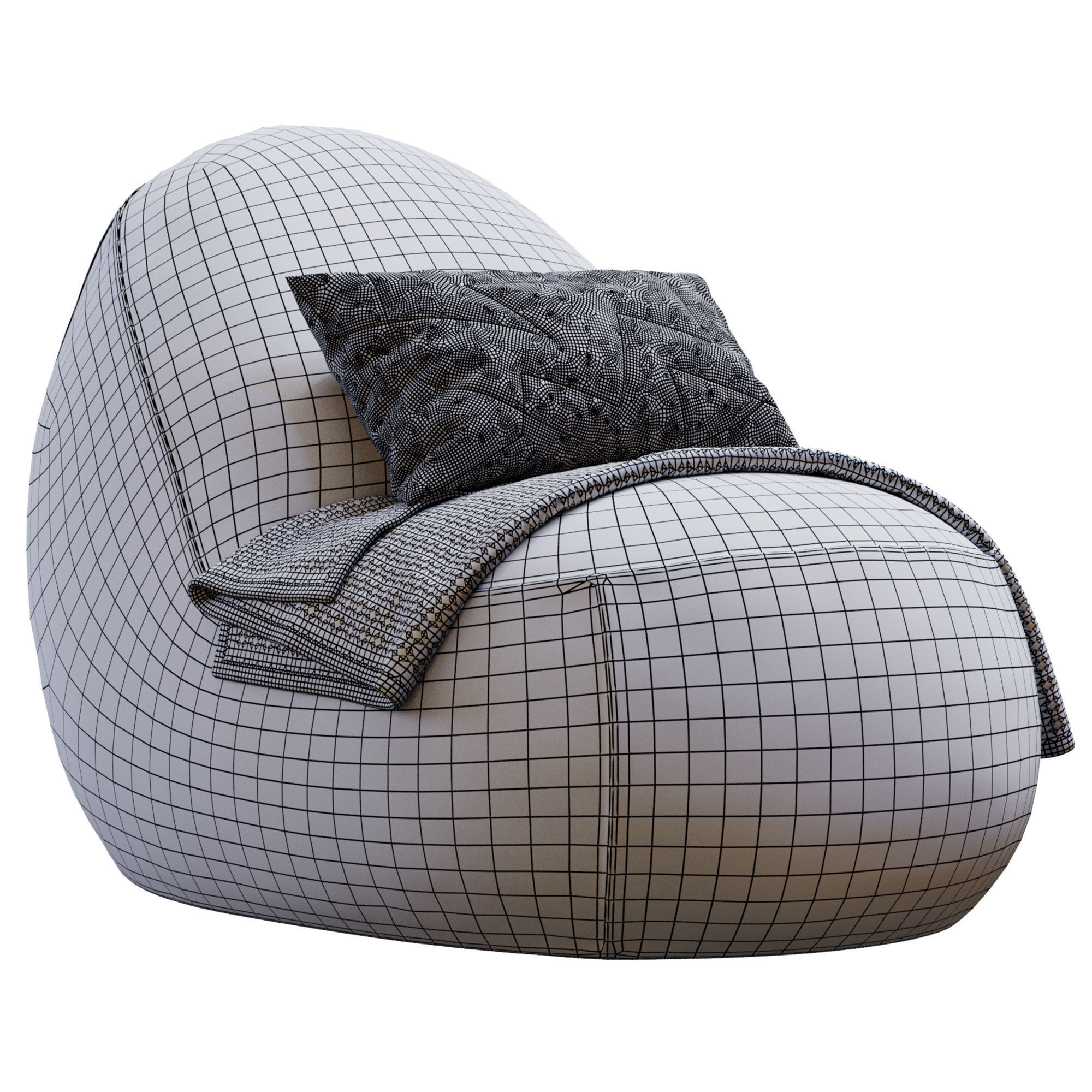 Pinto Fabric 3D model | CGTrader