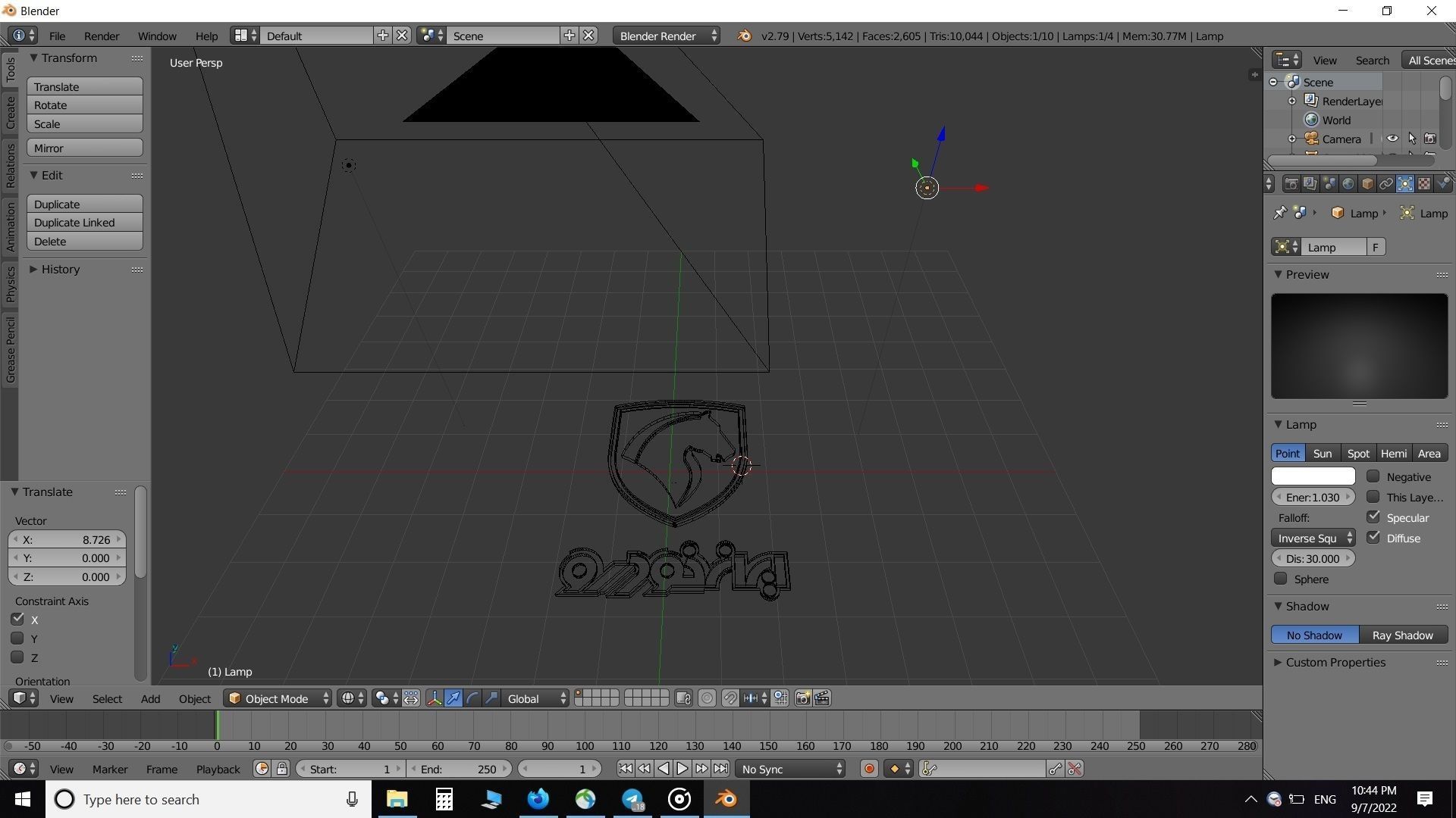 Iran Khodro logo 3D model 3D printable | CGTrader