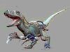 Weaponized Velociraptor - Rig 3D model rigged | CGTrader