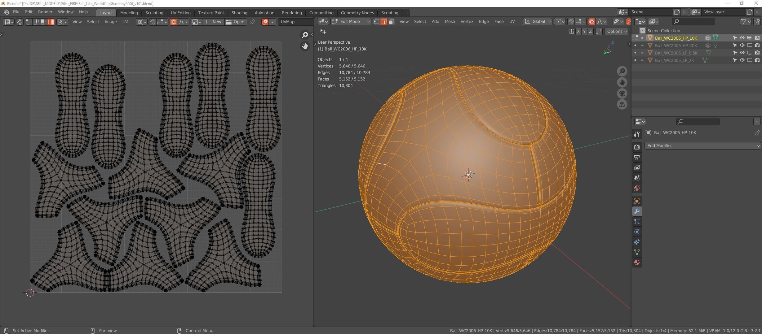 Ball - Soccer ball - 3D model | CGTrader