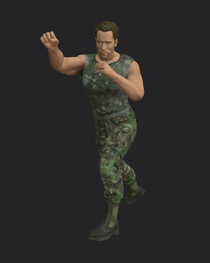 3D model Arnold Predator VR / AR / low-poly rigged | CGTrader