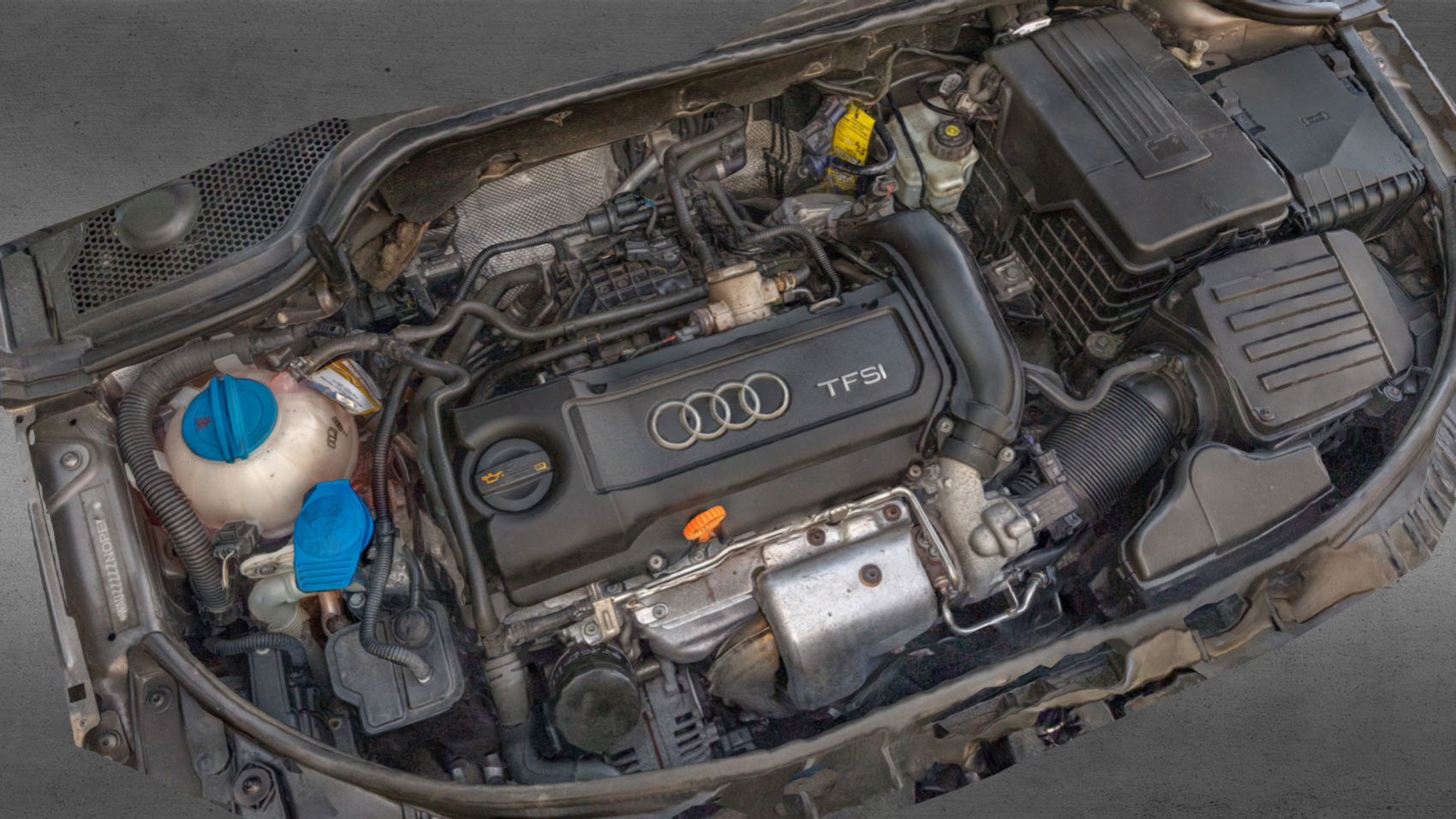 Audi TFSI engine - scanned free 3D model | CGTrader