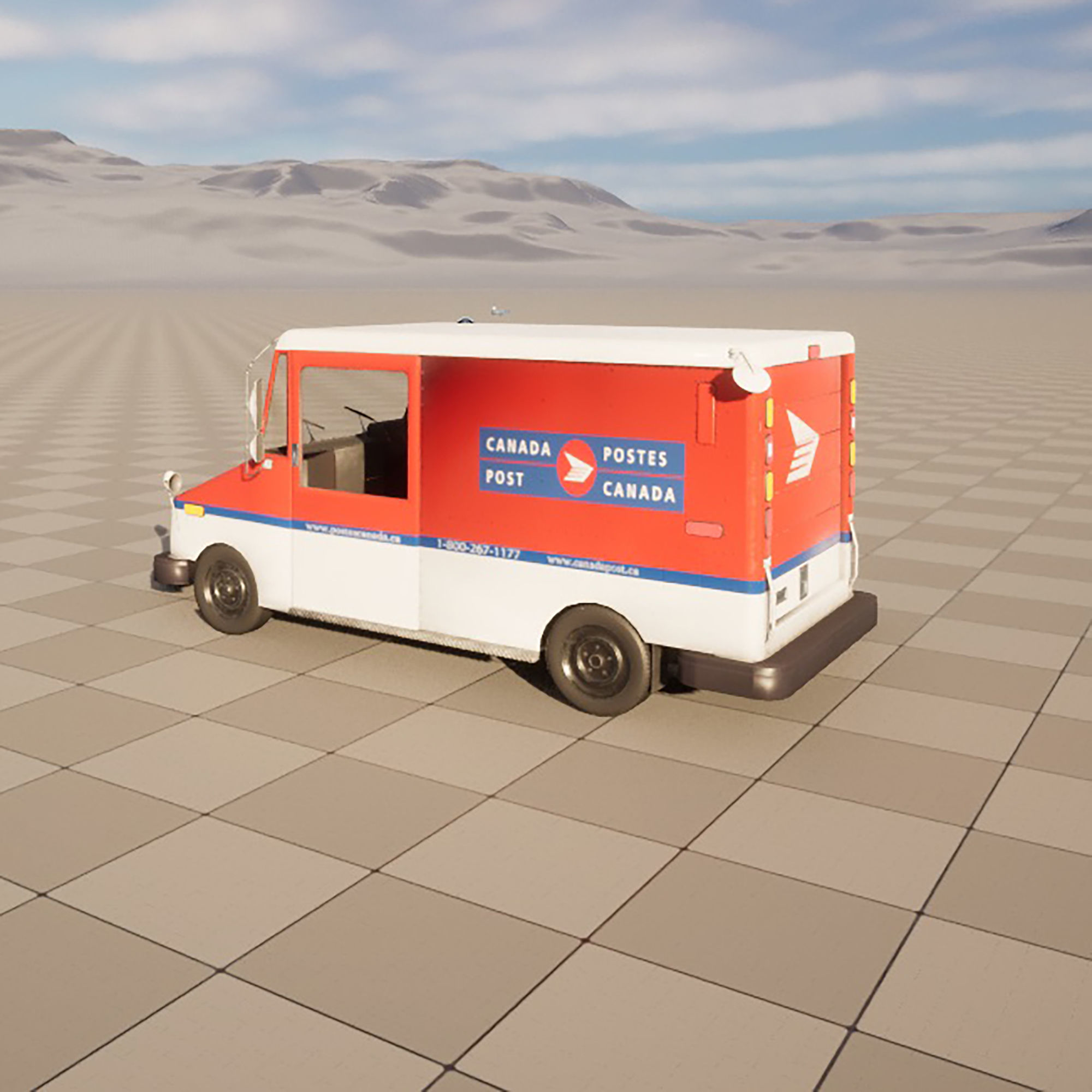 3D model Grumman LLV Canada post VR / AR / low-poly | CGTrader