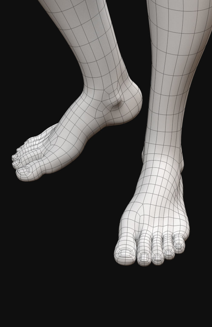 Female character - low poly 3D model Rigged in maya 3D model rigged ...