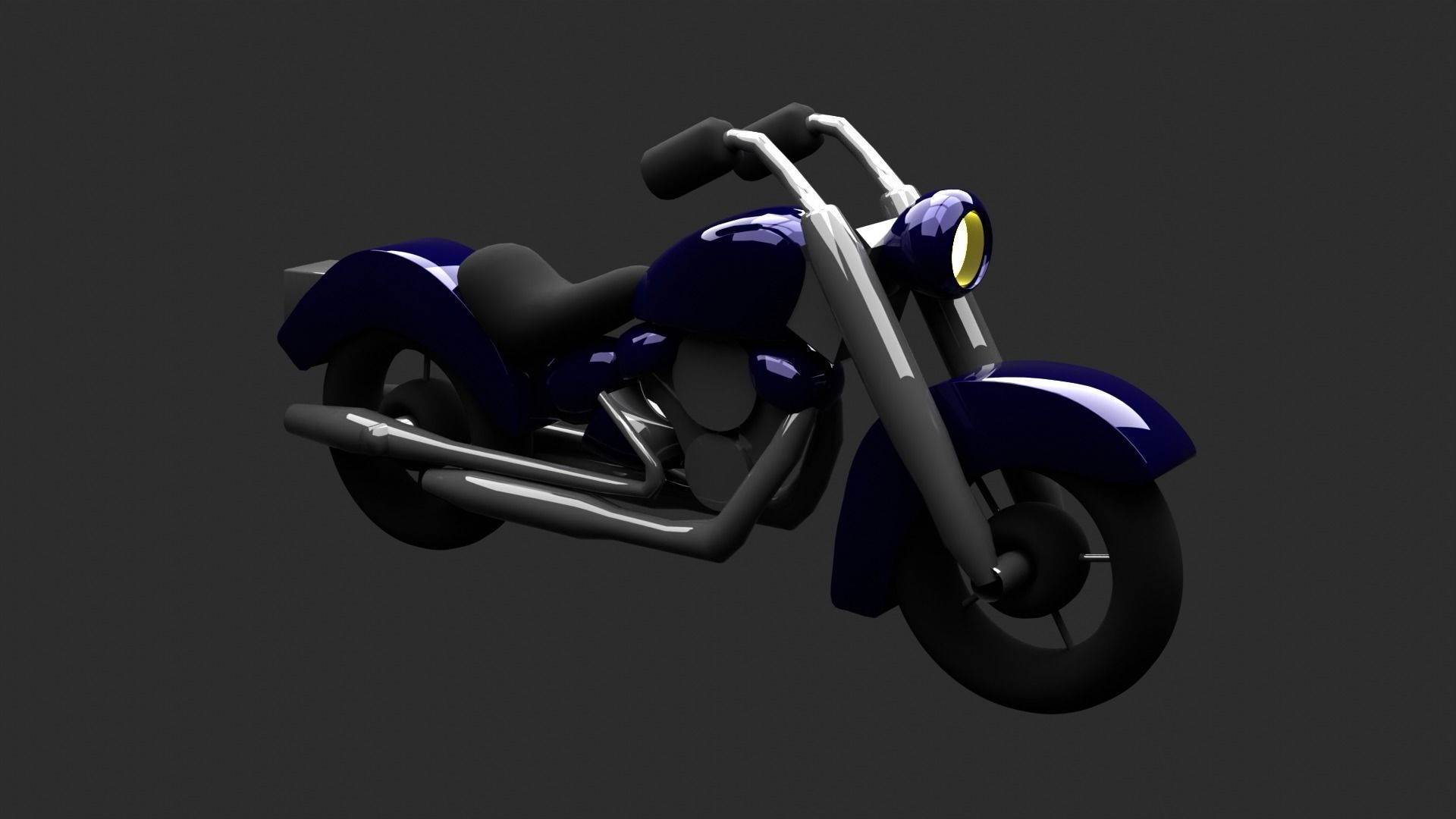 3D model motorcycle VR / AR / low-poly | CGTrader