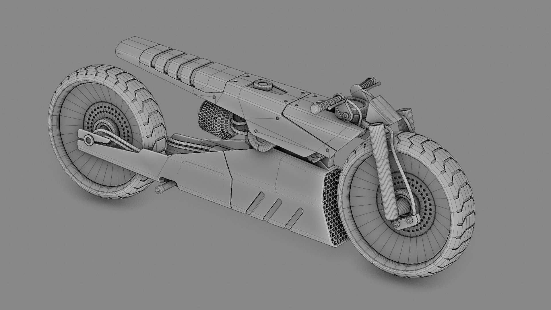 TRIUMPH MOTORBIKE RIGGED 3D model rigged | CGTrader