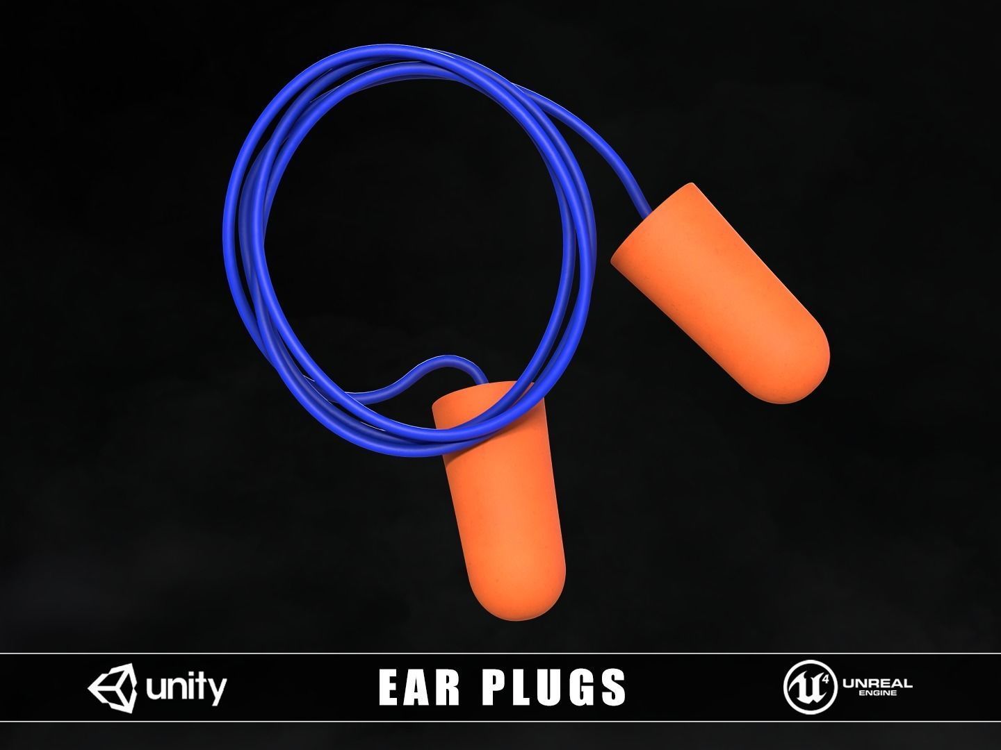 3D model Ear Plugs VR / AR / low-poly | CGTrader