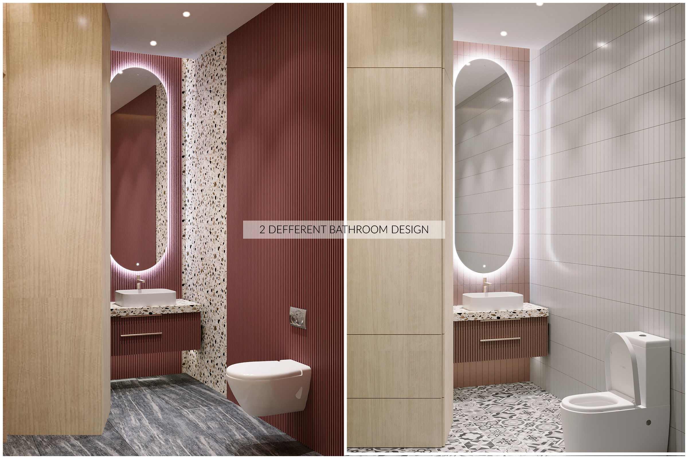 Elegant Womans Restroom 3D Model Interior Scene free 3D model | CGTrader