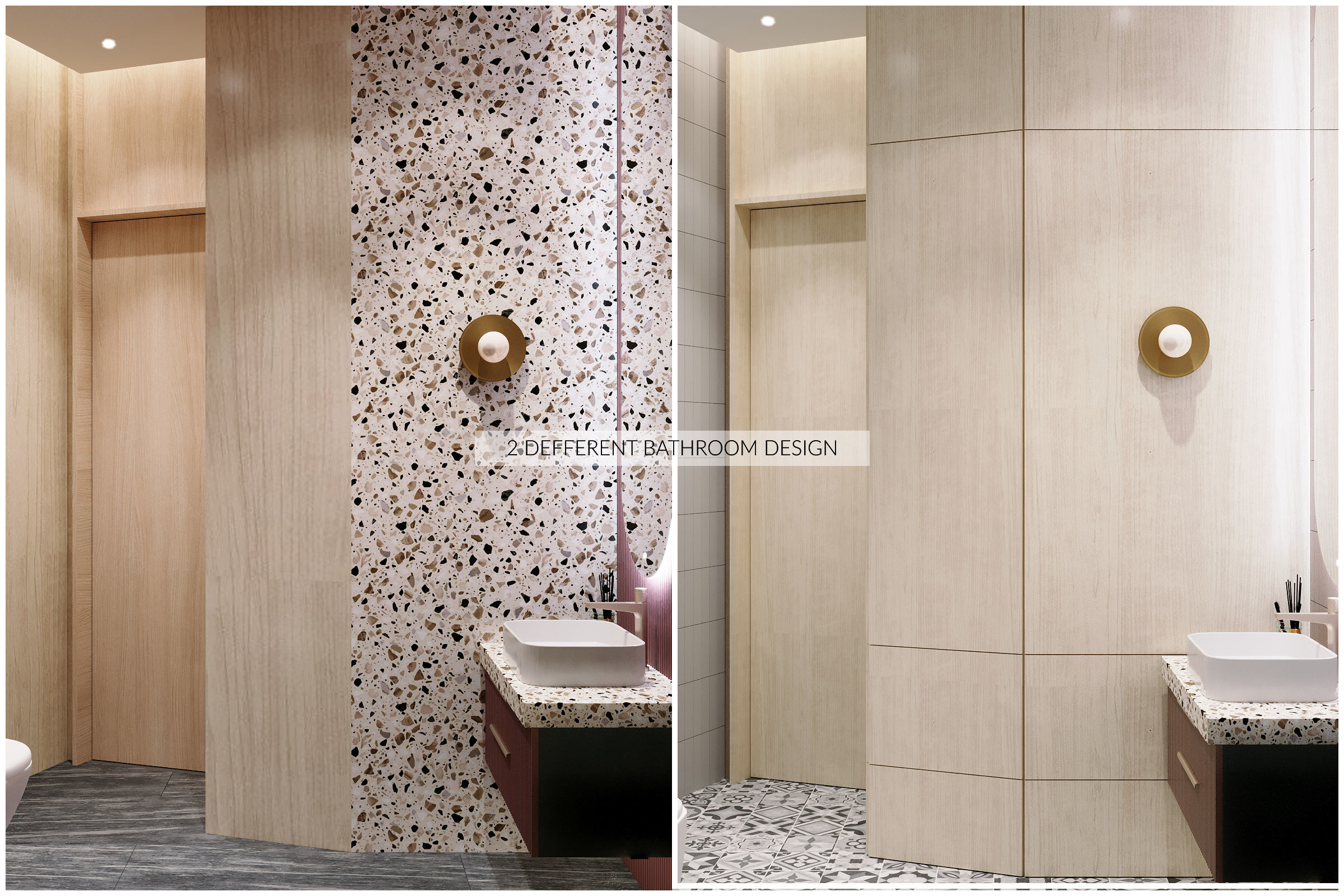 Elegant Womans Restroom 3D Model Interior Scene free 3D model | CGTrader