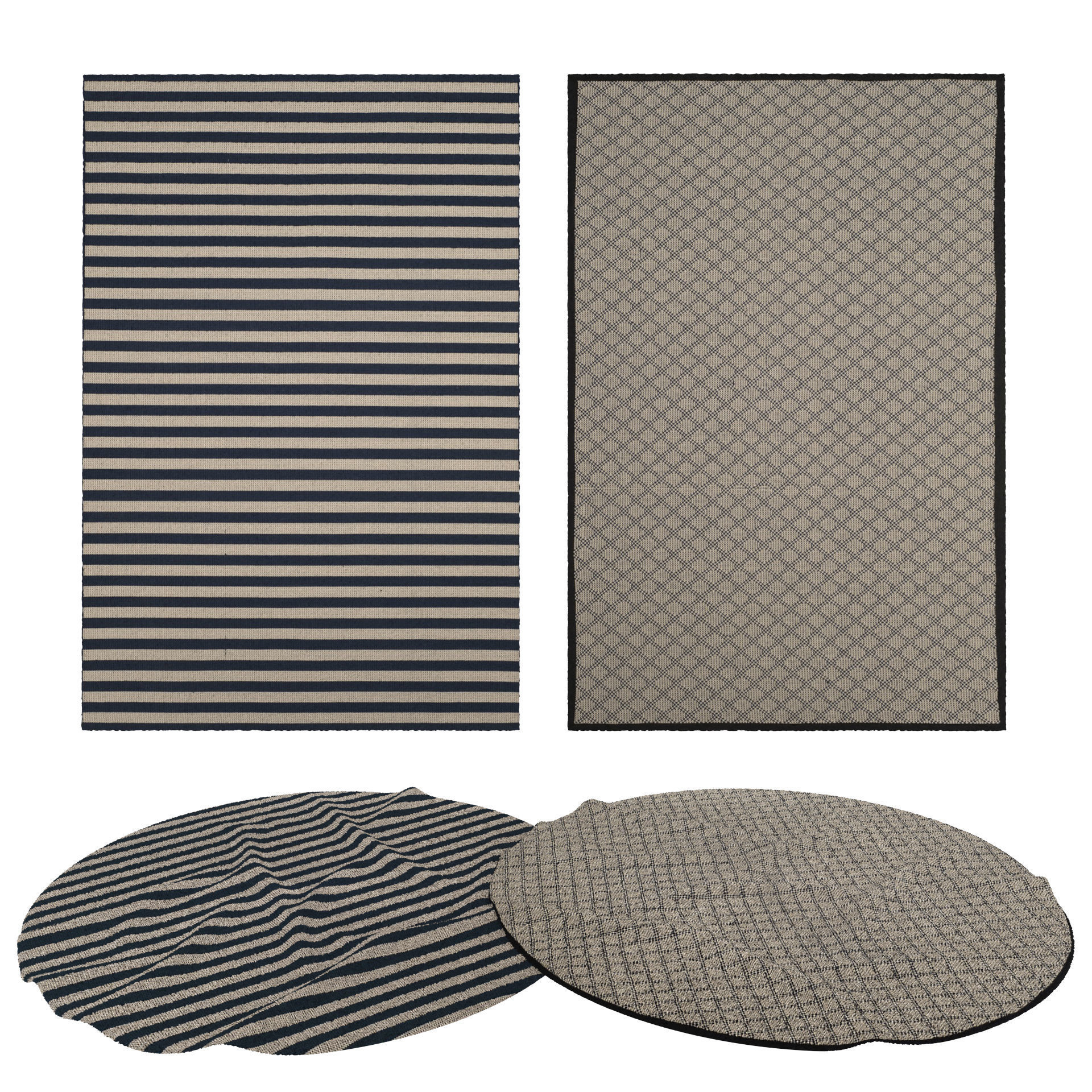 3D model Rugs No 741 VR / AR / low-poly | CGTrader